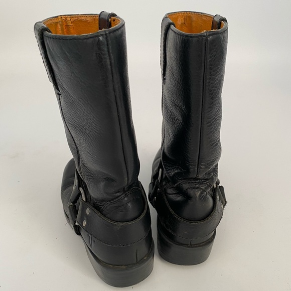 Frye | Shoes | Frye Rivet Harness Faux Leather Moto Boot 3m | Poshmark